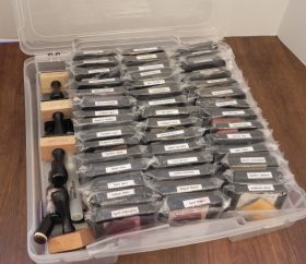 distress ink pad labels | I Played With Paper Today!