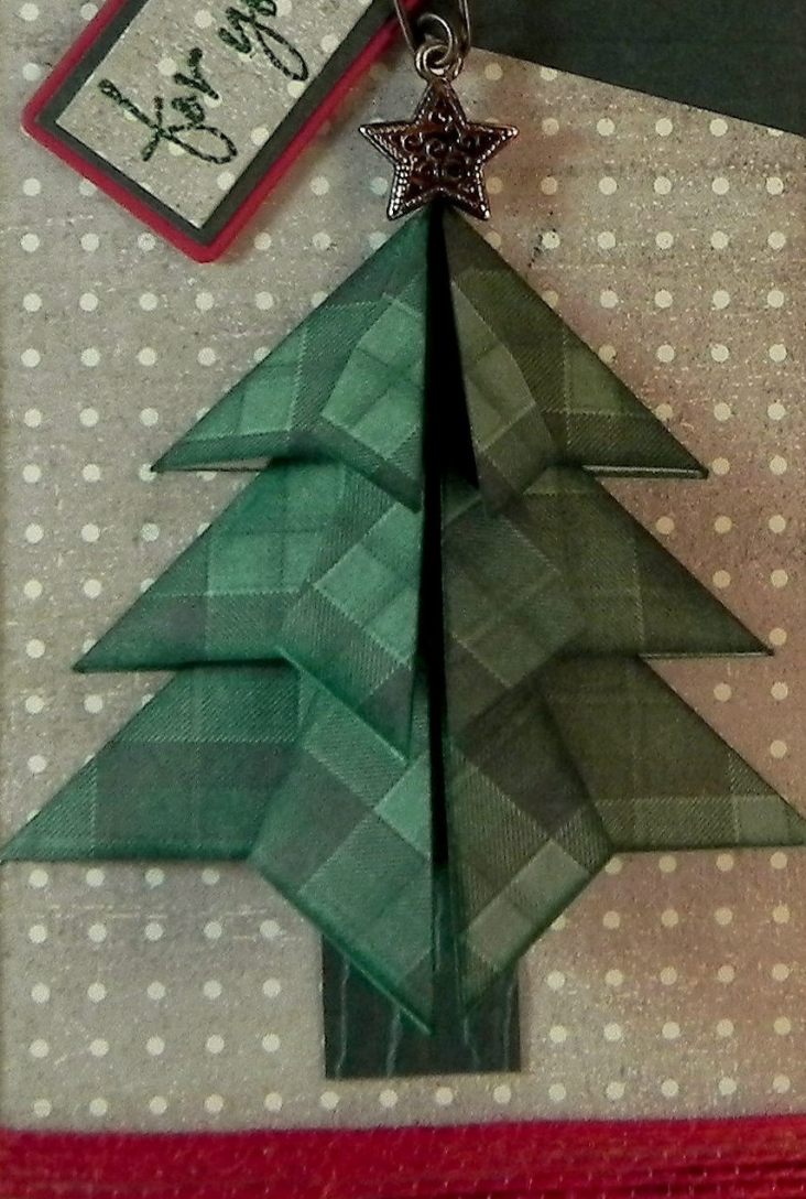 How to Make a “Tea Bag Fold” Christmas Tree | I Played With Paper Today!