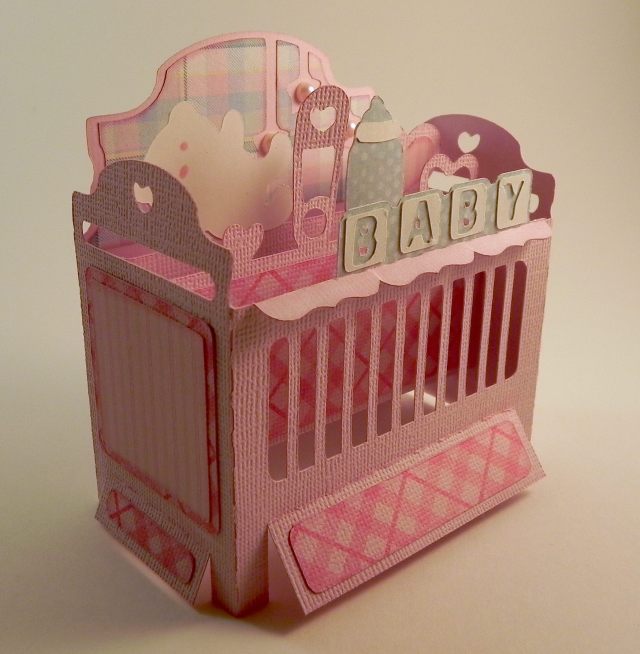 Baby Crib Box Card | I Played With Paper Today!