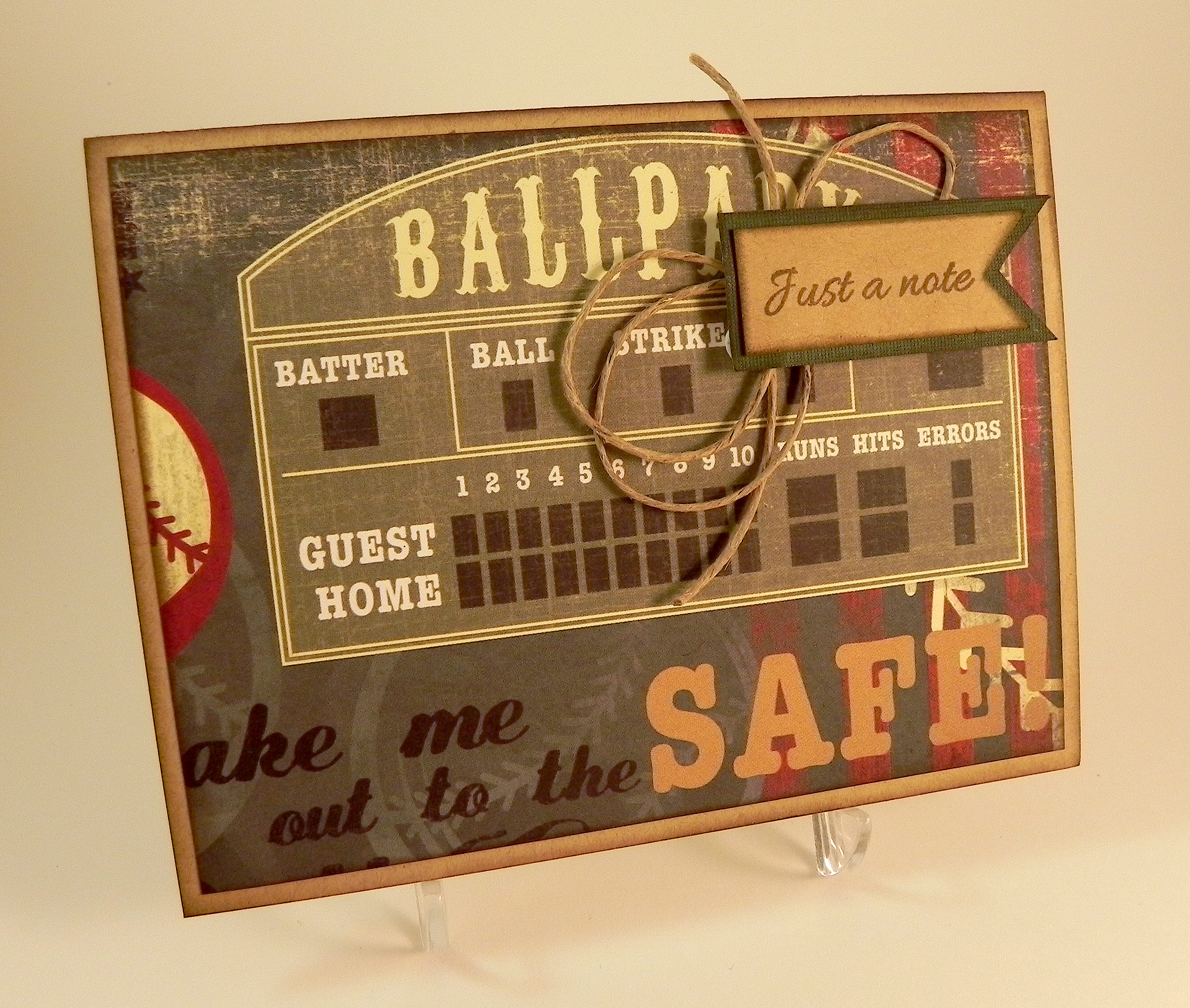 Baseball Note Cards | I Played With Paper Today!