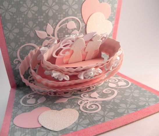 Pop-Up Wedding Cake Card | I Played With Paper Today!