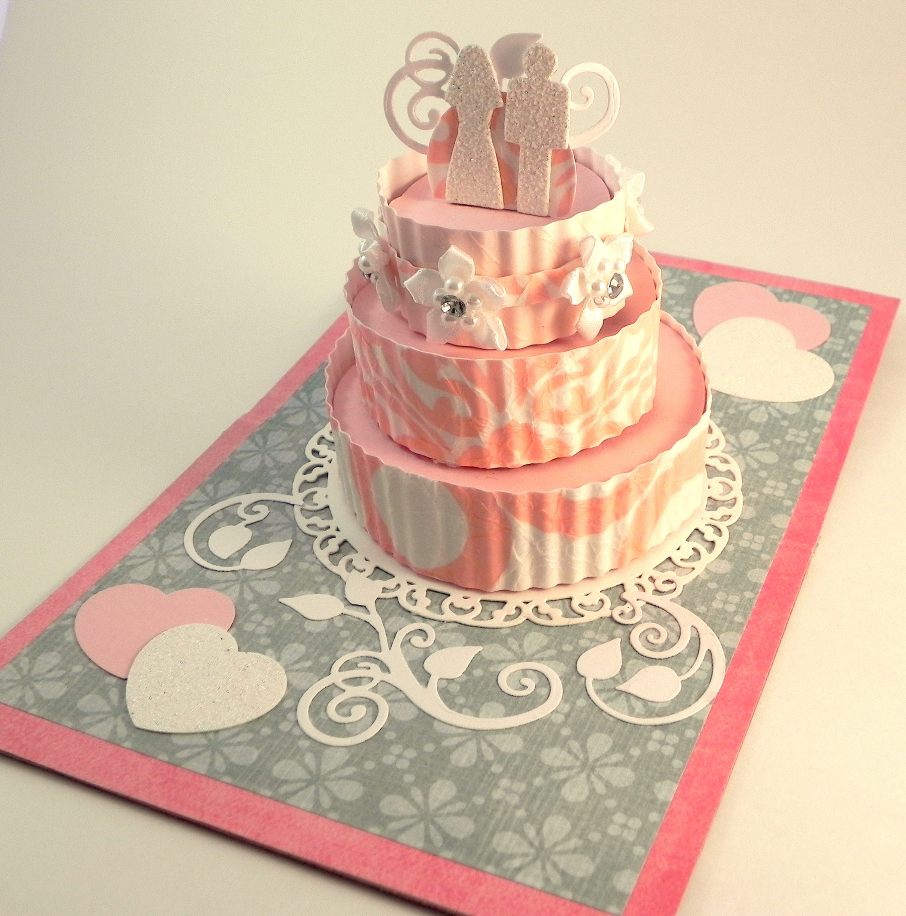 Pop-Up Wedding Cake Card | I Played With Paper Today!