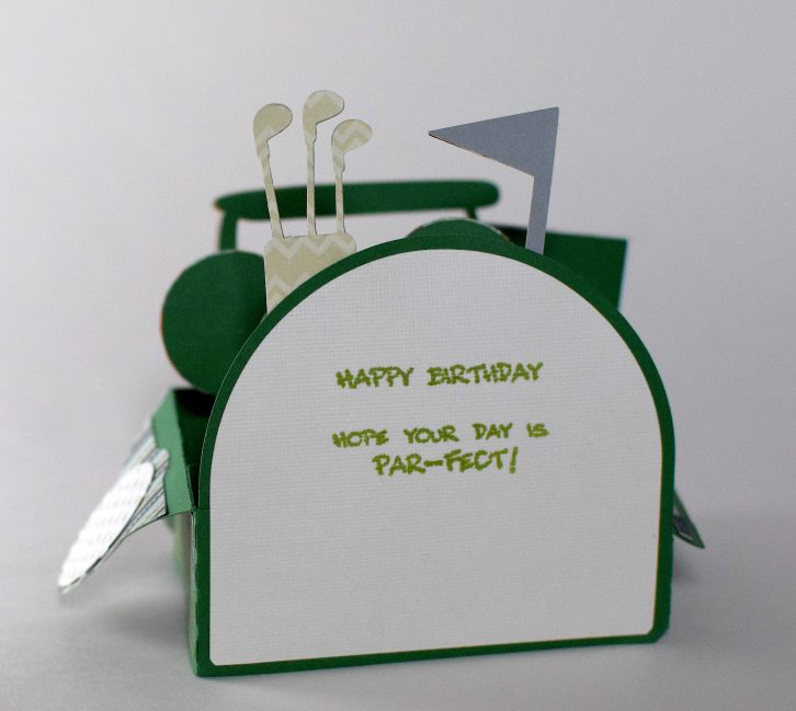Golf Cart Box Card | I Played With Paper Today!