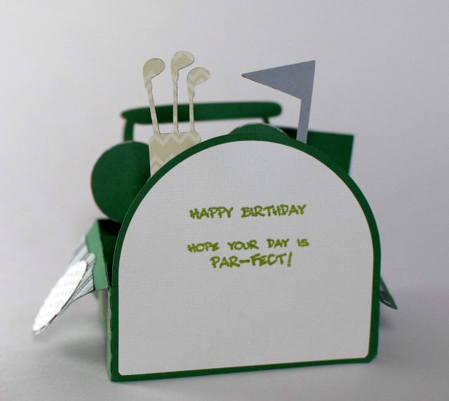 Golf Cart Box Card | I Played With Paper Today!