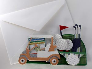 Golf Cart Box Card | I Played With Paper Today!