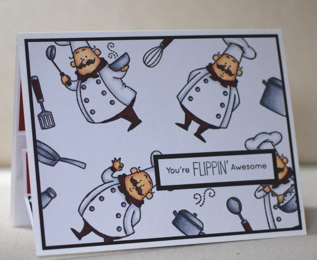 Inside-Out Chef Card | I Played With Paper Today!