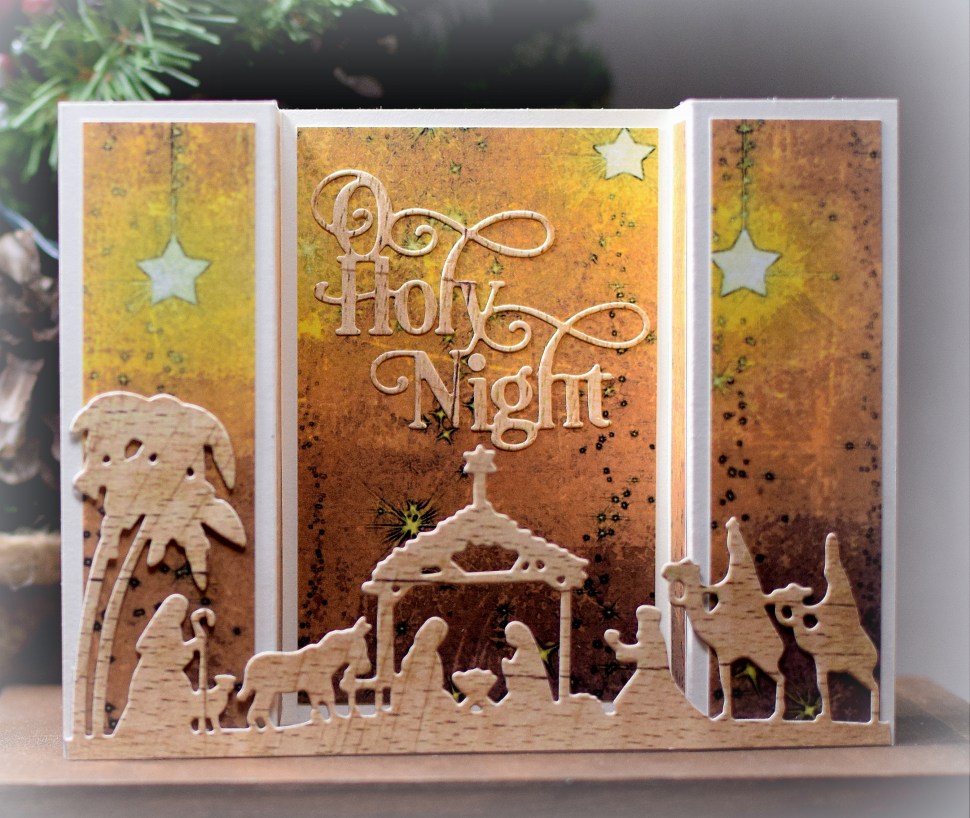Nativity Bridge Card | I Played With Paper Today!