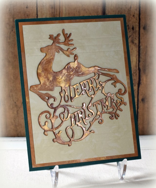 Alcohol Ink Christmas Cards | I Played With Paper Today!