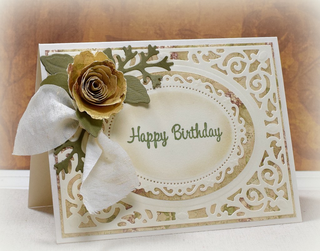 Flower and Frame Birthday Card | I Played With Paper Today!