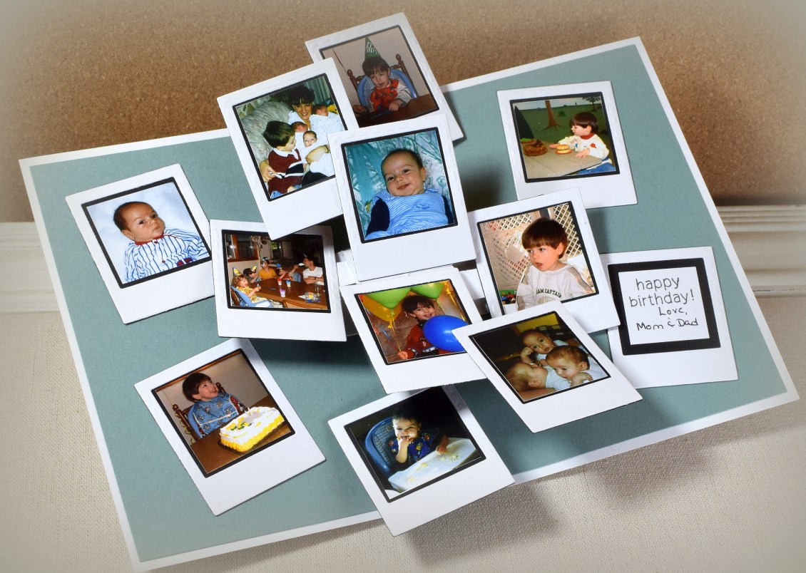 Awesome At Any Age – Photo Collage Pop-up Card | I Played With Paper Today!
