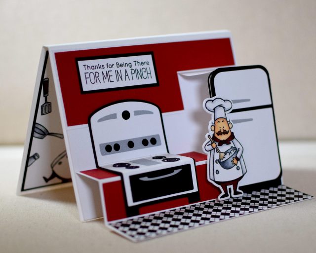 Inside-Out Chef Card | I Played With Paper Today!