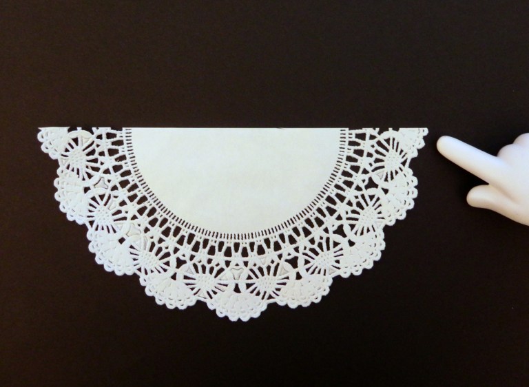Folded Doily Tutorial (for the bottom half of a wedding dress) | I ...