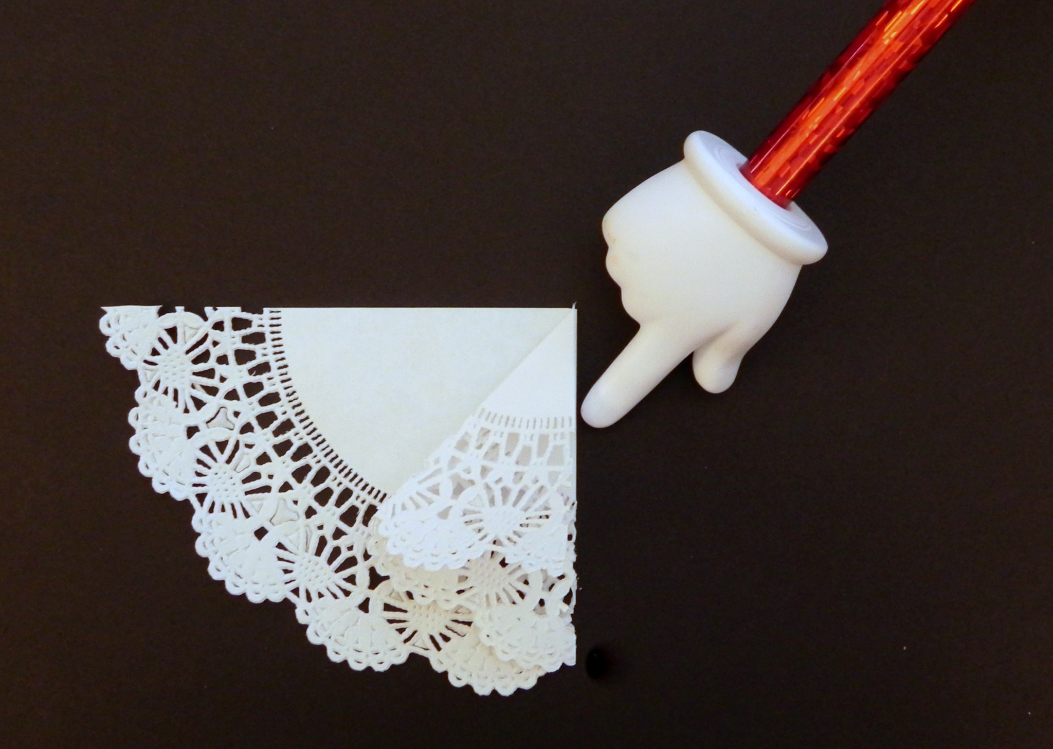 Folded Doily Tutorial (for the bottom half of a wedding dress) | I ...