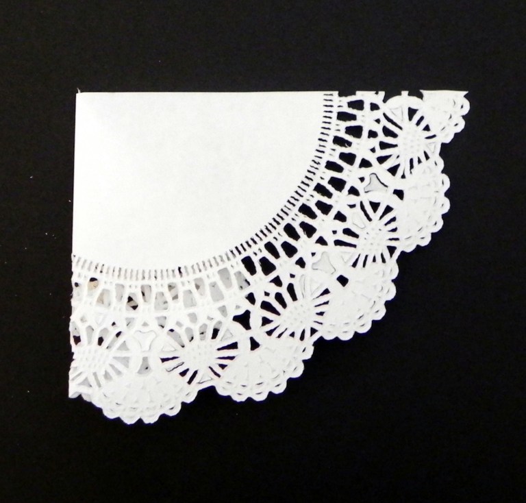 Folded Doily Tutorial (for the bottom half of a wedding dress) | I ...