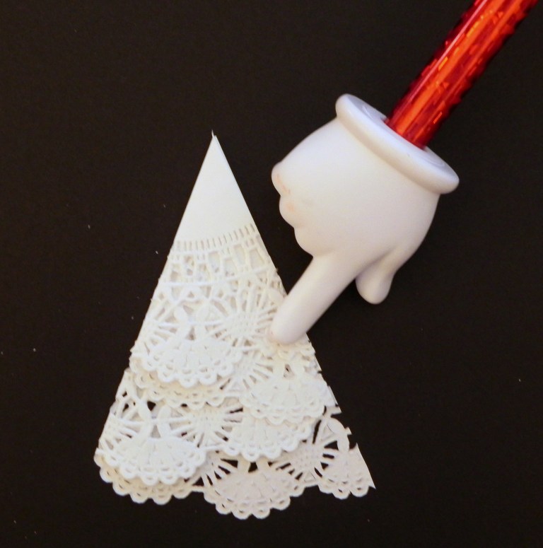 Folded Doily Tutorial (for the bottom half of a wedding dress) | I ...