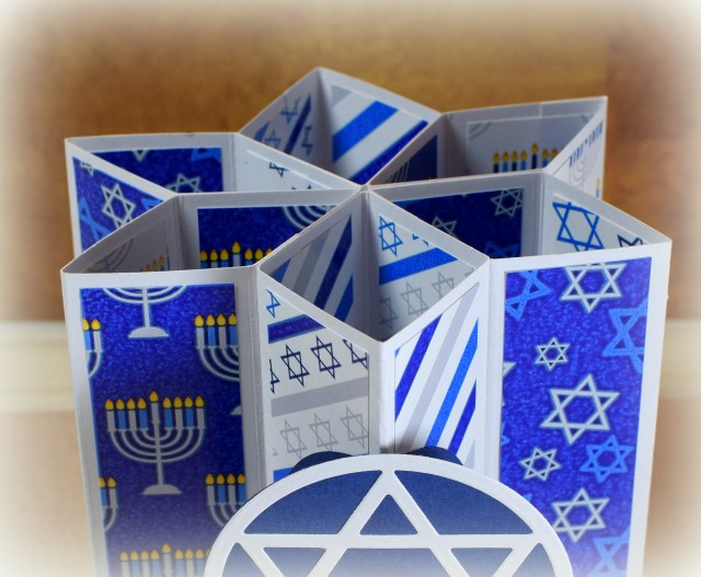 Star of David Hanukkah Card | I Played With Paper Today!